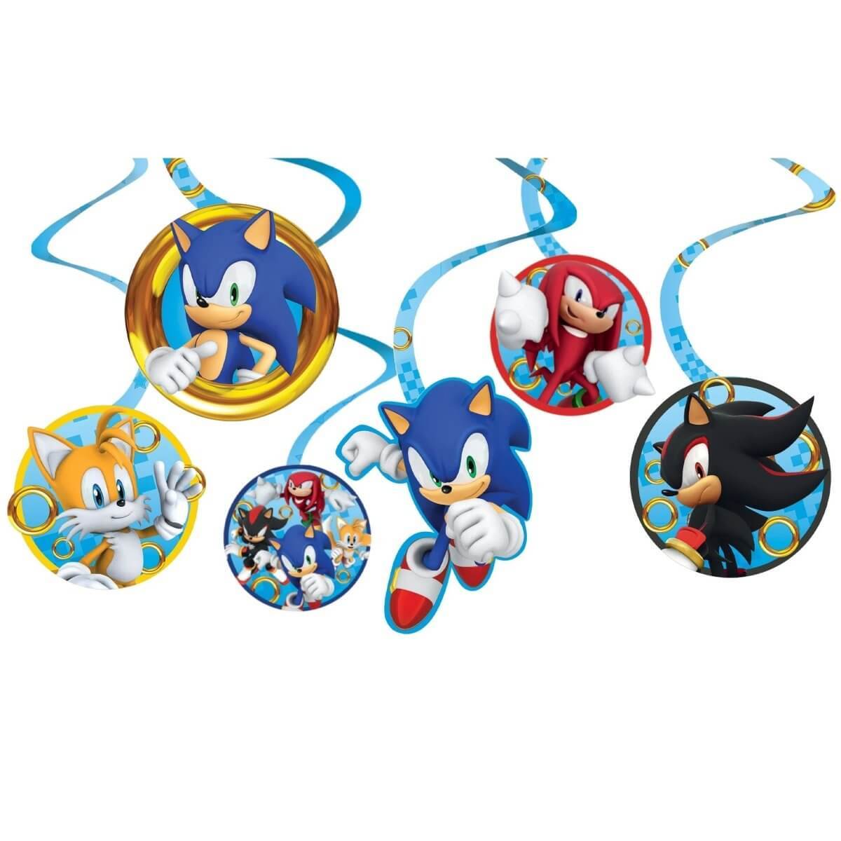Sonic the Hedgehog - Spiral Decorations - Toys & Hobbies