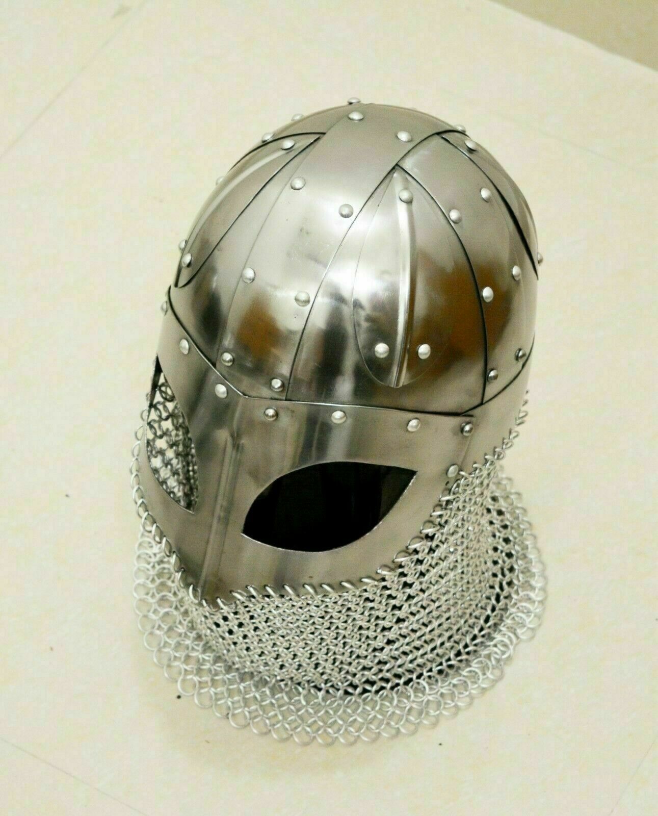 Medieval Knight Viking Helmet larp Norman Battle Warrior Helmet With ...