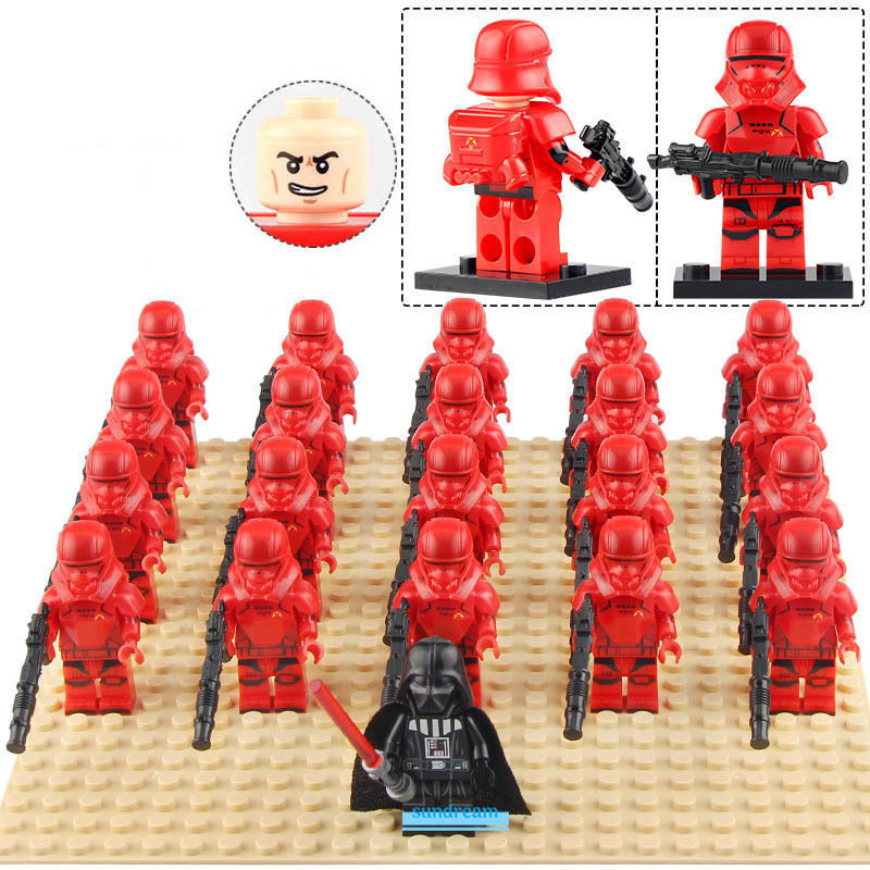 Star Wars Sith Jet Trooper Army Lego Moc Minifigures Toys Set 21Pcs ...