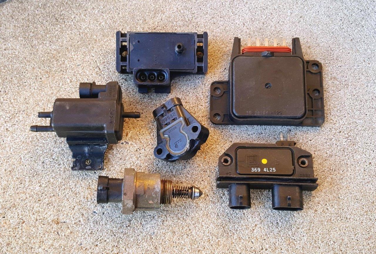 6PC SET of TBI Sensors 1987-90 Throttle Position Sensor Chevy GMC Pick ...