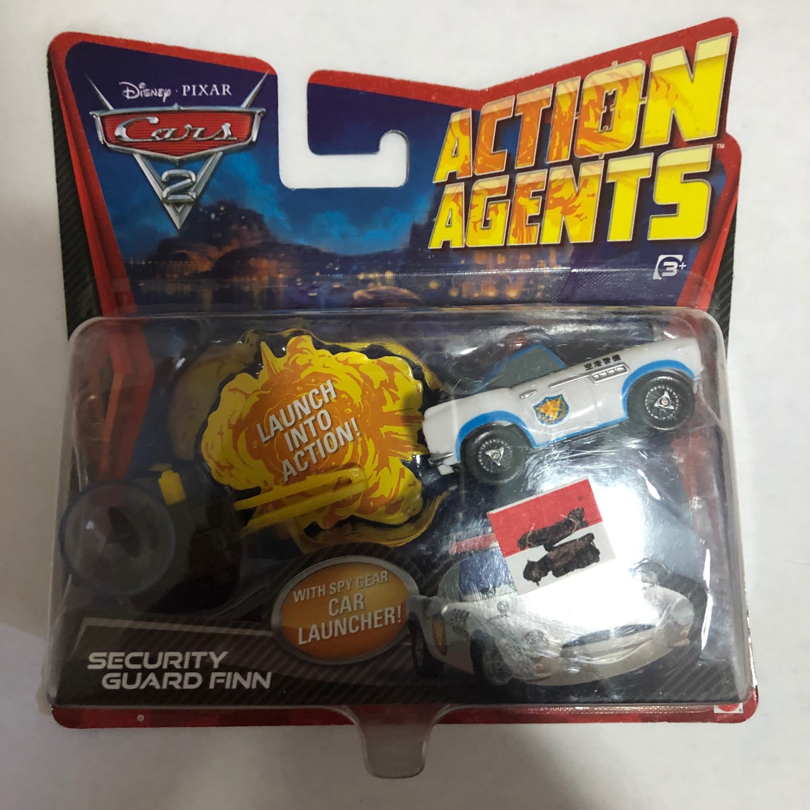 Disney Pixar Cars Action Agents Security Guard Finn - Action Figures