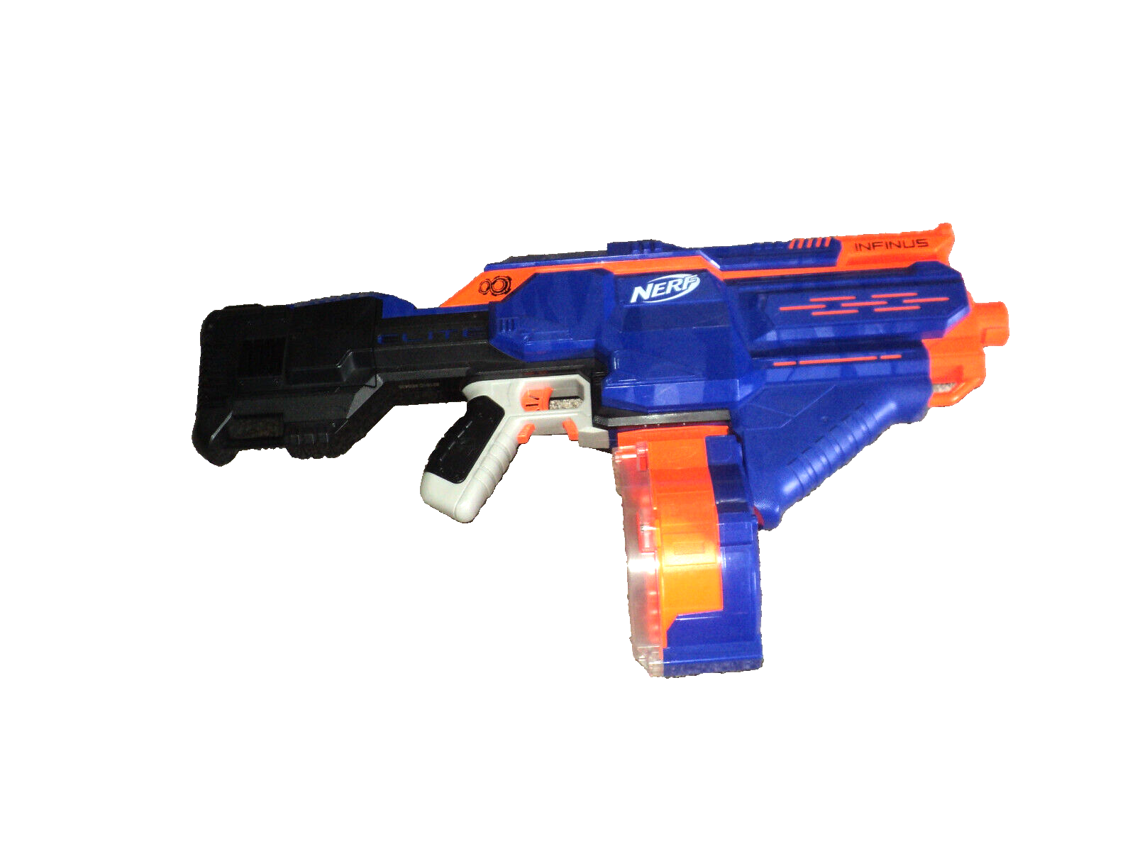 Nerf N-Strike Elite Infinus Blaster Toy Motorized Speed-Load Technology ...