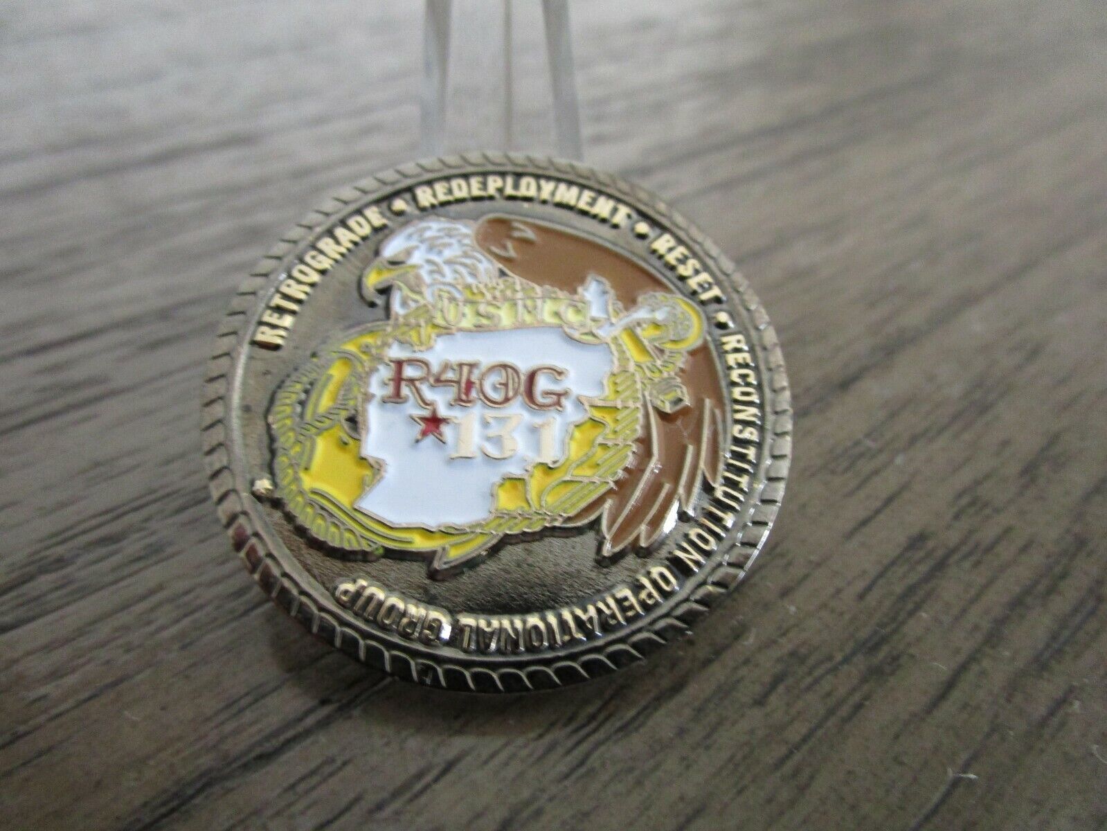 USMC Retrograde Redeployment Reconstitution Ops Group Challenge Coin ...