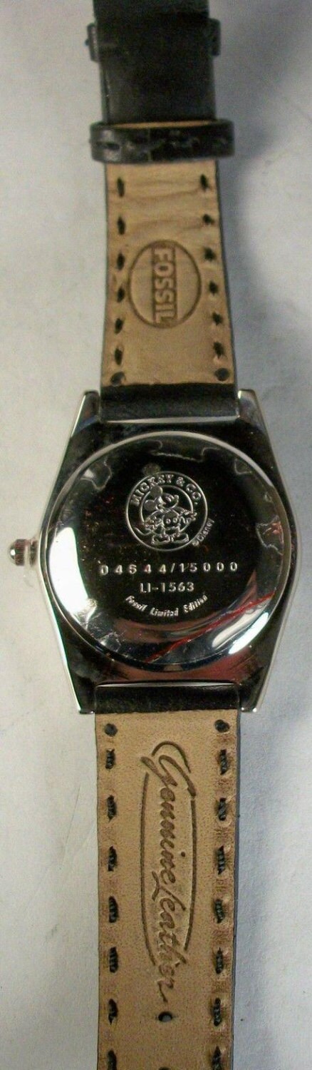 Disney Fossil Limited Edition Mickey Mouse Watch! HTF! With Train! COA ...