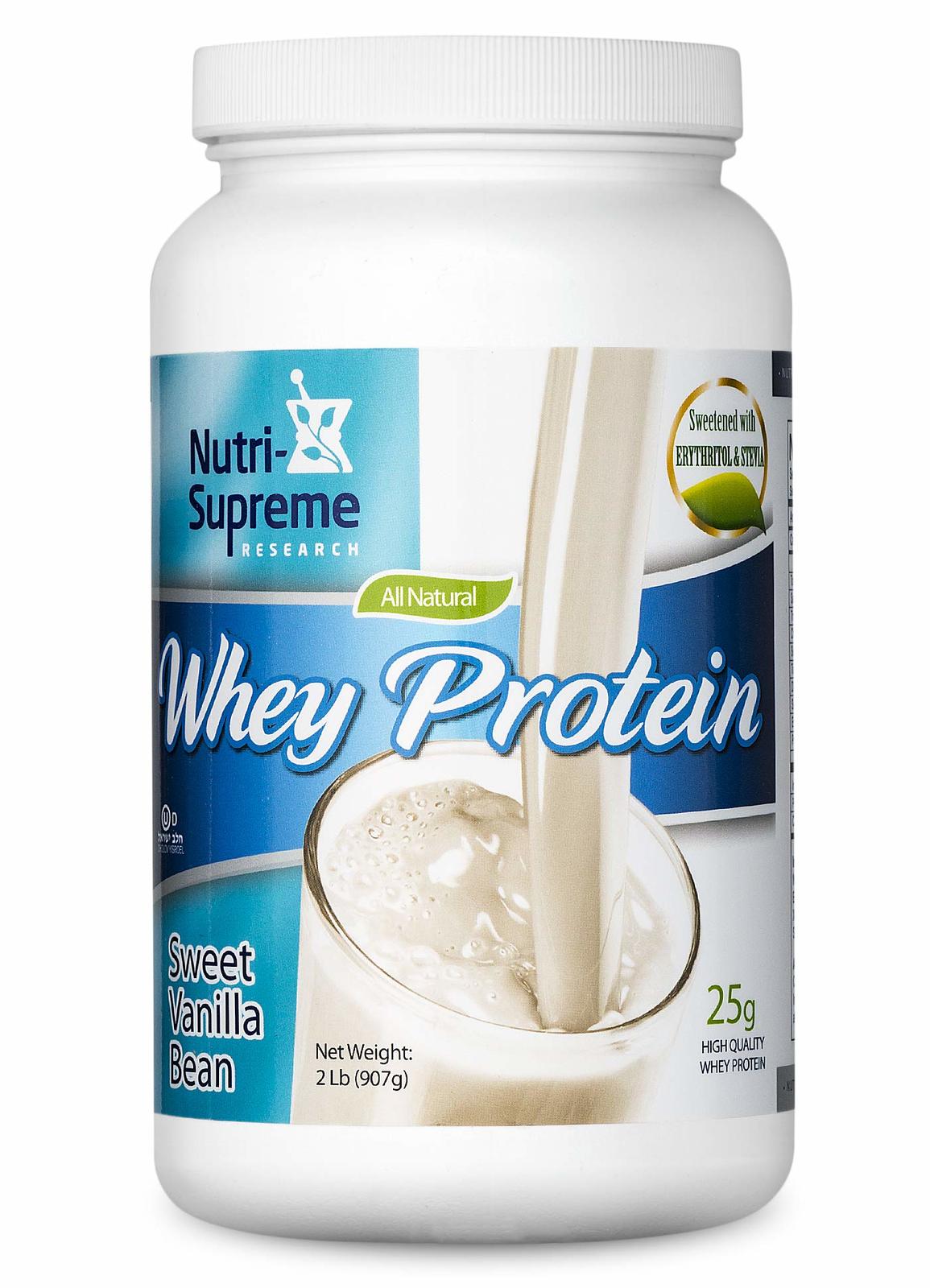 Nutri- Supreme Research Whey Protein Powder Dairy Cholov Yisroel Sweet ...