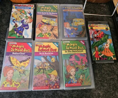 The Magic School Bus Vhs Lot Of 7 Science School Insects Plants Haunt ...