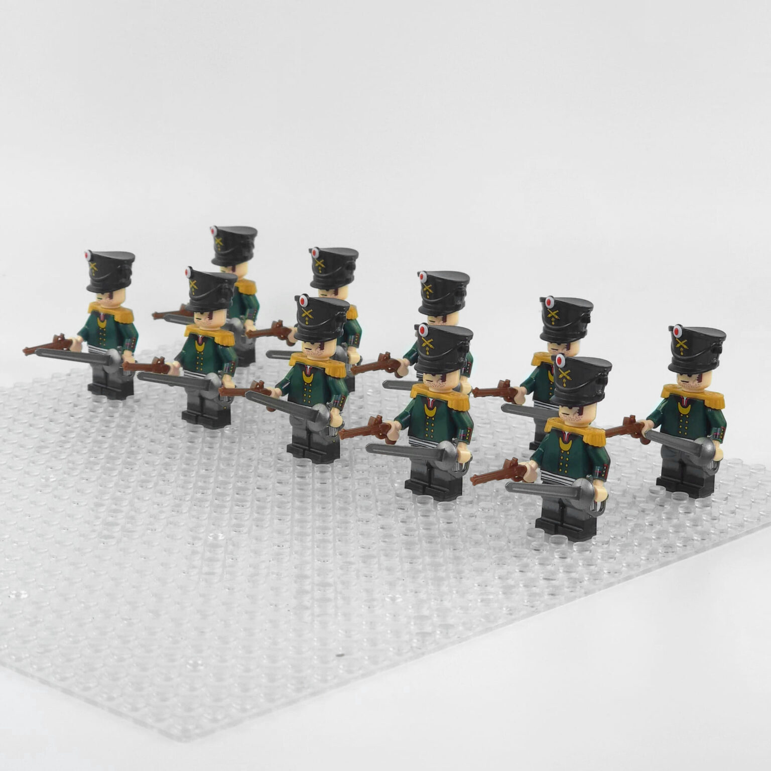10pcs Napoleonic Wars Russian Artillery Officer Minifigures Set ...