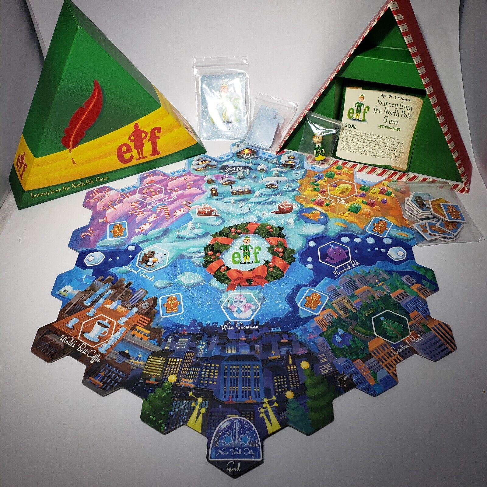 Elf Journey from the North Pole Board Game Funko Games 2020 EUC ...