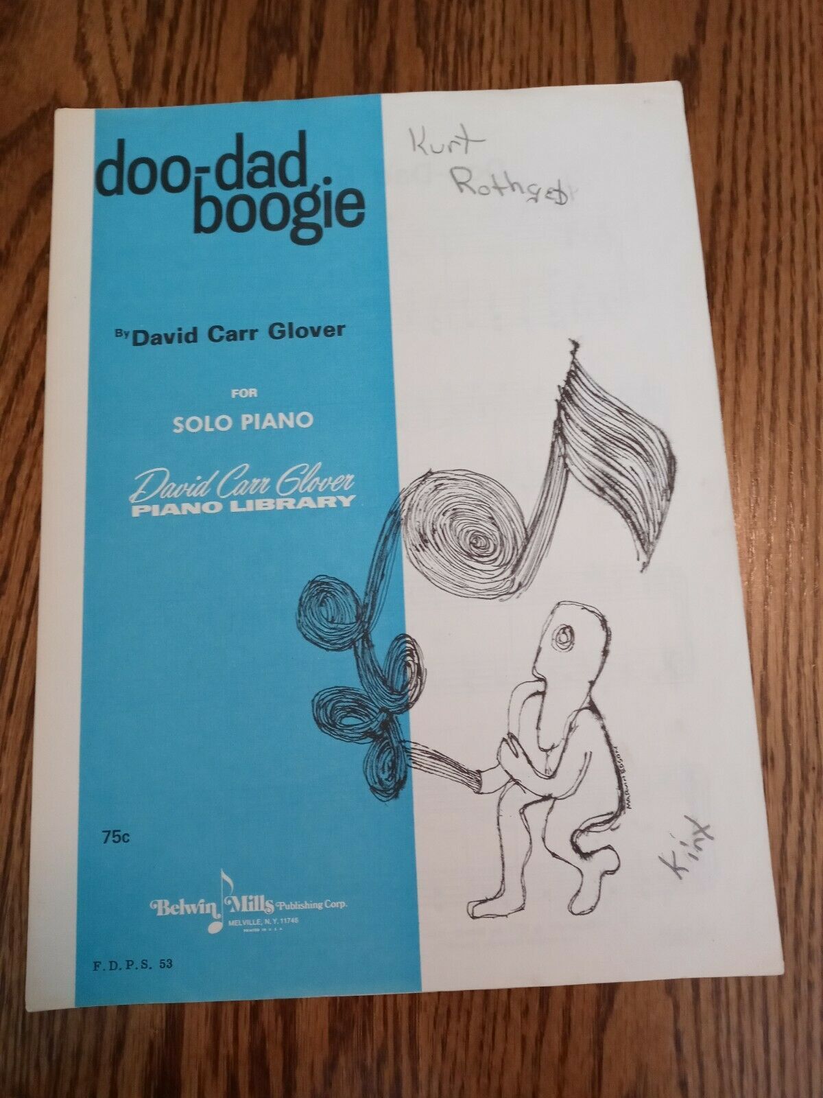 Doodad Boogie Piano Solo Sheet Music - Vintage & Antique