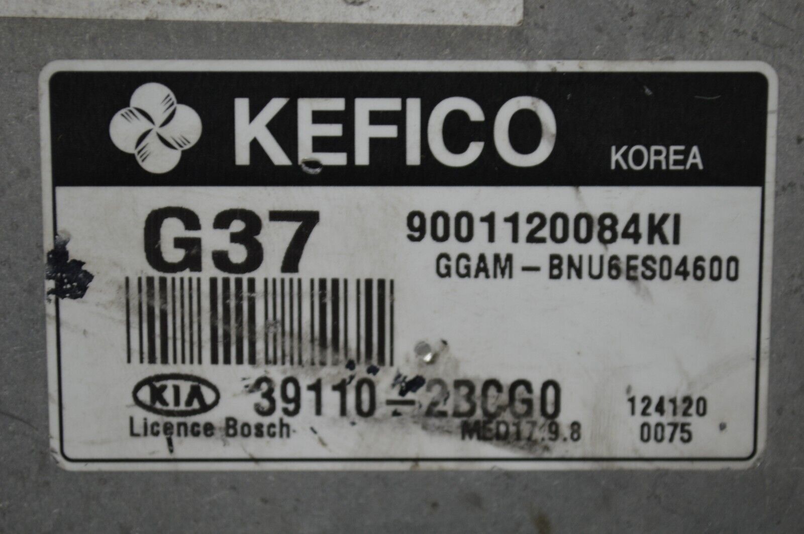 12-13 Kia Soul Engine Computer Control ECU 391102BCG0 Module 985-28B5 ...