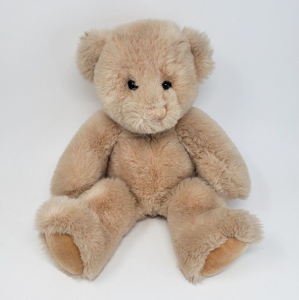 16" VINTAGE 1985 GUND BABY TAN BUNKY TEDDY BEAR STUFFED ANIMAL PLUSH ...