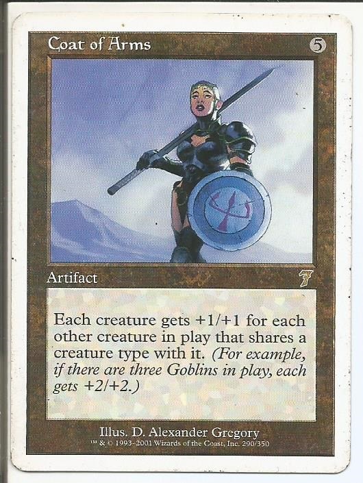 Coat Of Arms Seventh Edition 2001 Magic The Gathering Card MP - CCG ...