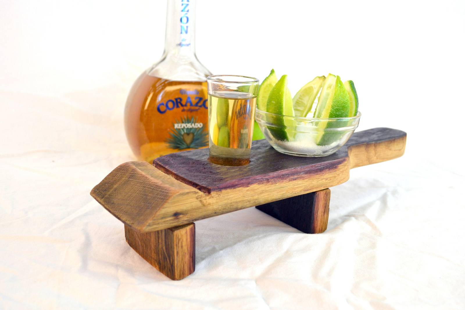 Barrel Stave Tequila Server - Miti - Made from reclaimed California ...