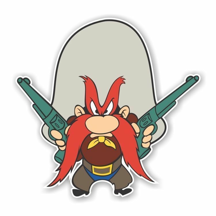 Yosemite Sam Decal / Sticker Die cut - Decals, Stickers & Vinyl Art