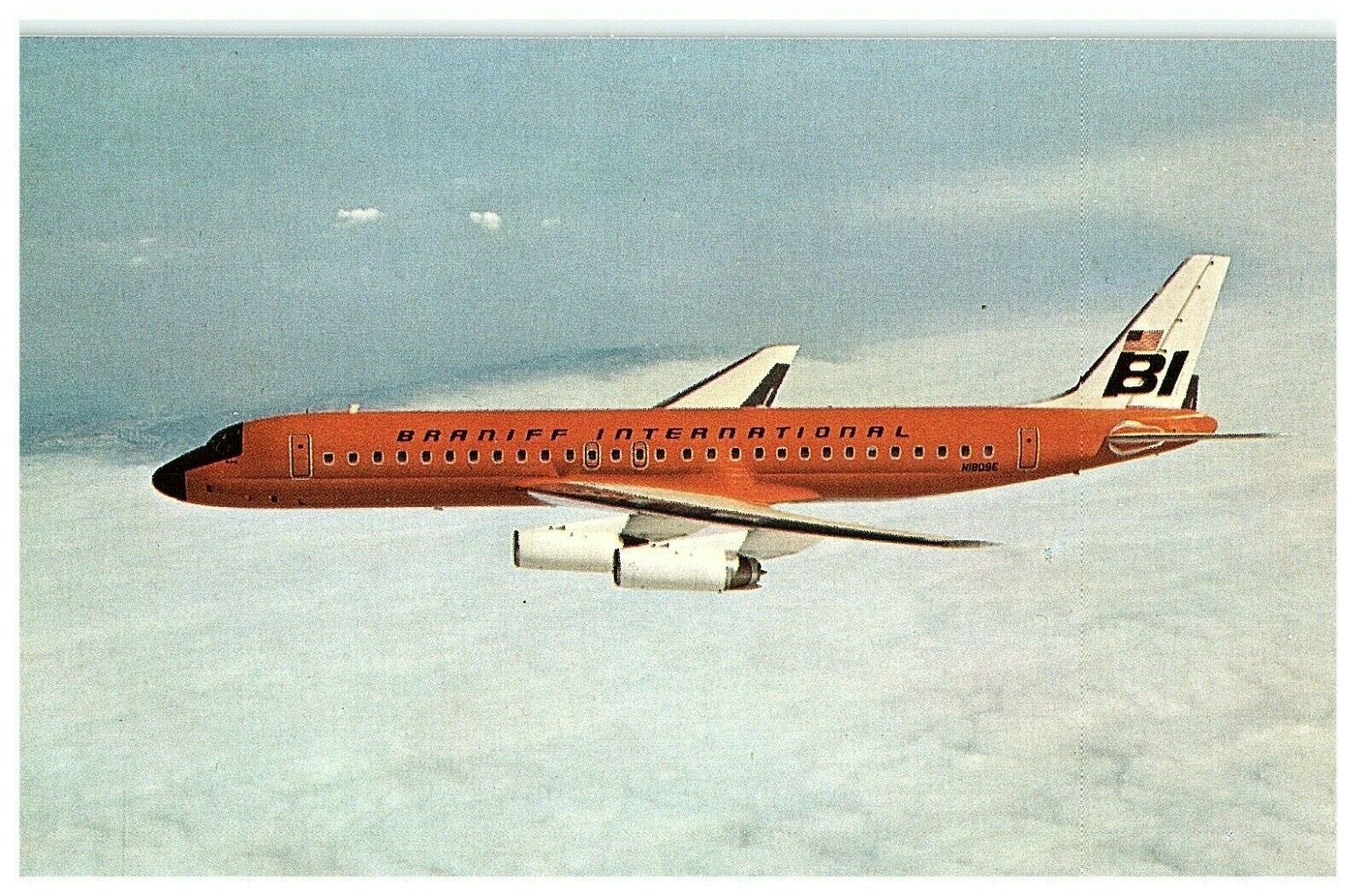 Braniff International BI McDonnell Douglas DC-8-62 In Flight 1969 ...
