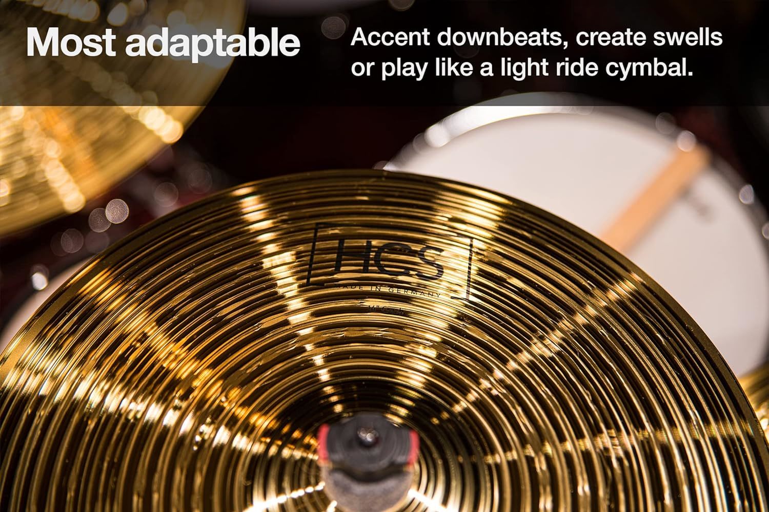 Meinl Percussion Hcs 14" Crash Cymbal For Drum Set — Made In Germany —, Hcs14C - Drums