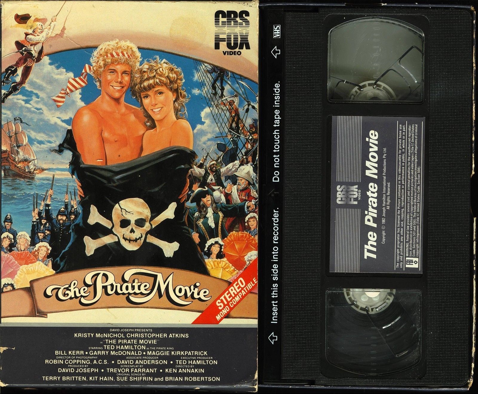 Pirate Movie Kristy Mcnichol Christopher Atkins Vhs Htf Vhs Tapes