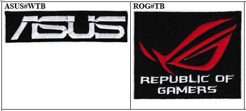 Asus Republic Of Gamers ROG Computer Badge Iron On Embroidered Patch ...