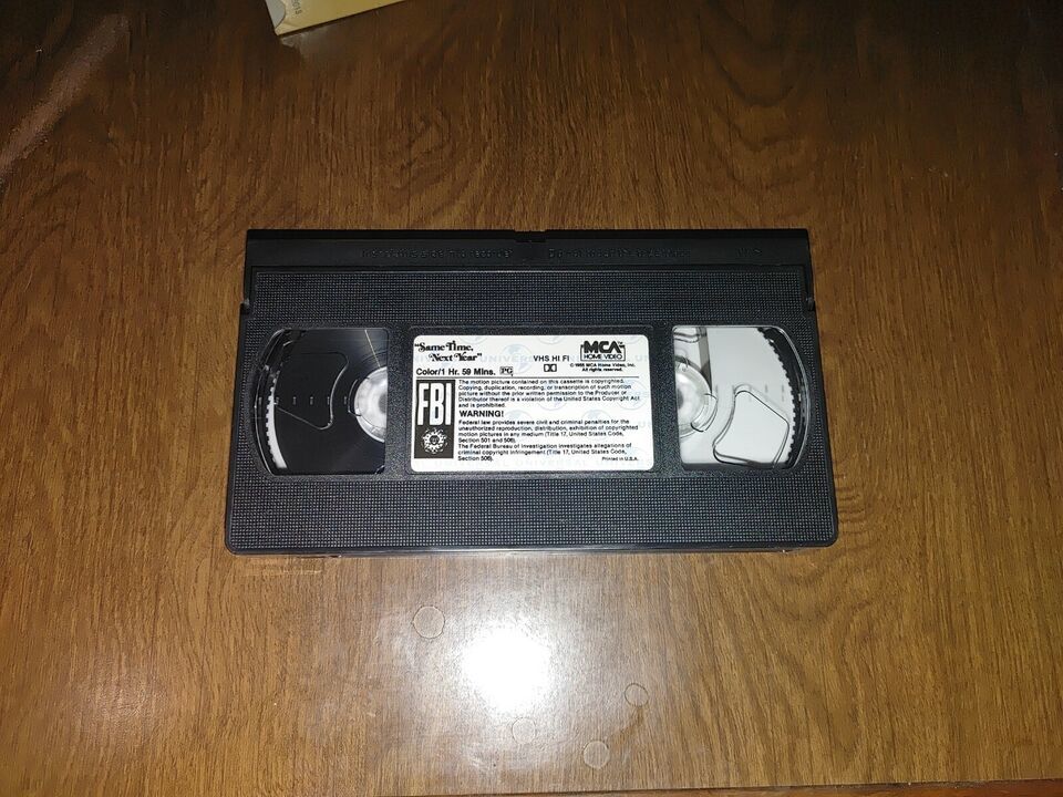 Same Time, Next Year (VHS-Tape), Ellen Burstyn, Alan Alda 1978, - VHS Tapes