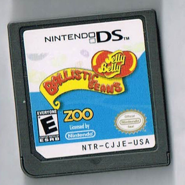 Nintendo DS Jelly Belly Ballistic Beans video Game Cart Only Rare HTF ...