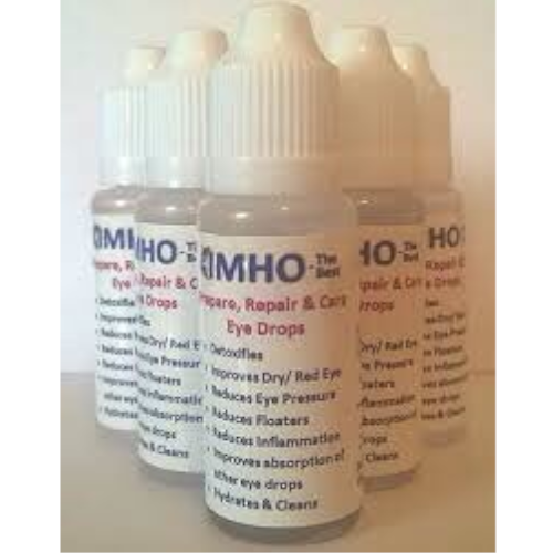 MSM eye drops. Reduce floaters, red eye, dry and similar items
