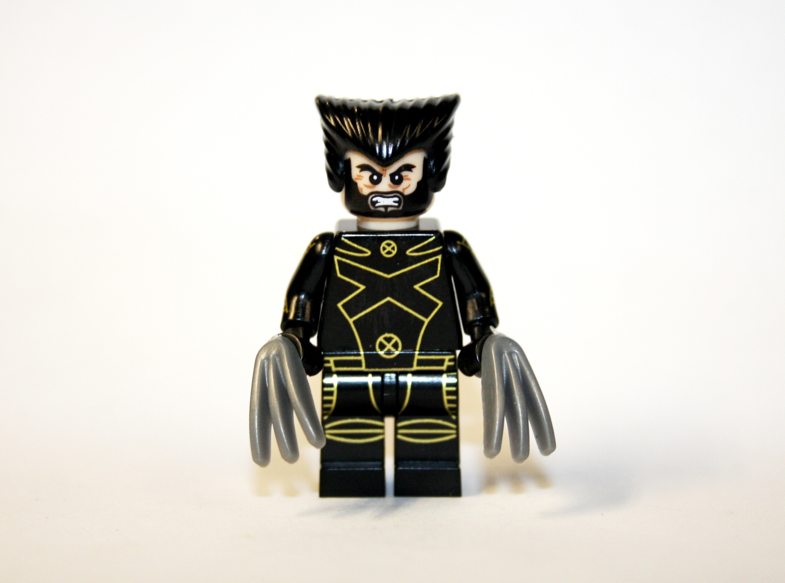 Minifigure Custom Toy Wolverine X-Men Black Outfit Movie version - LEGO ...