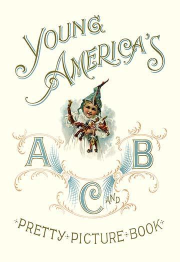 Young America's ABC Pretty Picture Book 20 x 30 Poster - Home Décor