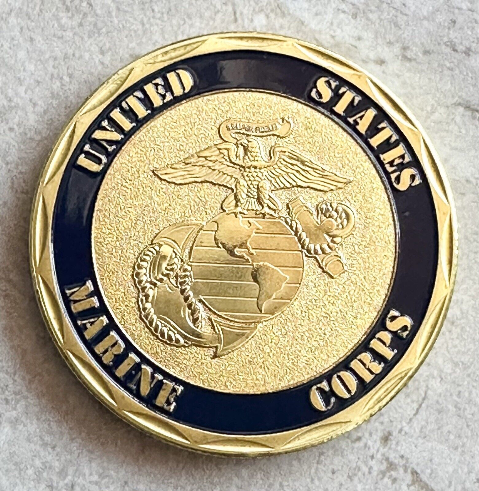 US MARINE CORPS - 8th MARINE REGIMENT Challenge Coin with velvet case ...