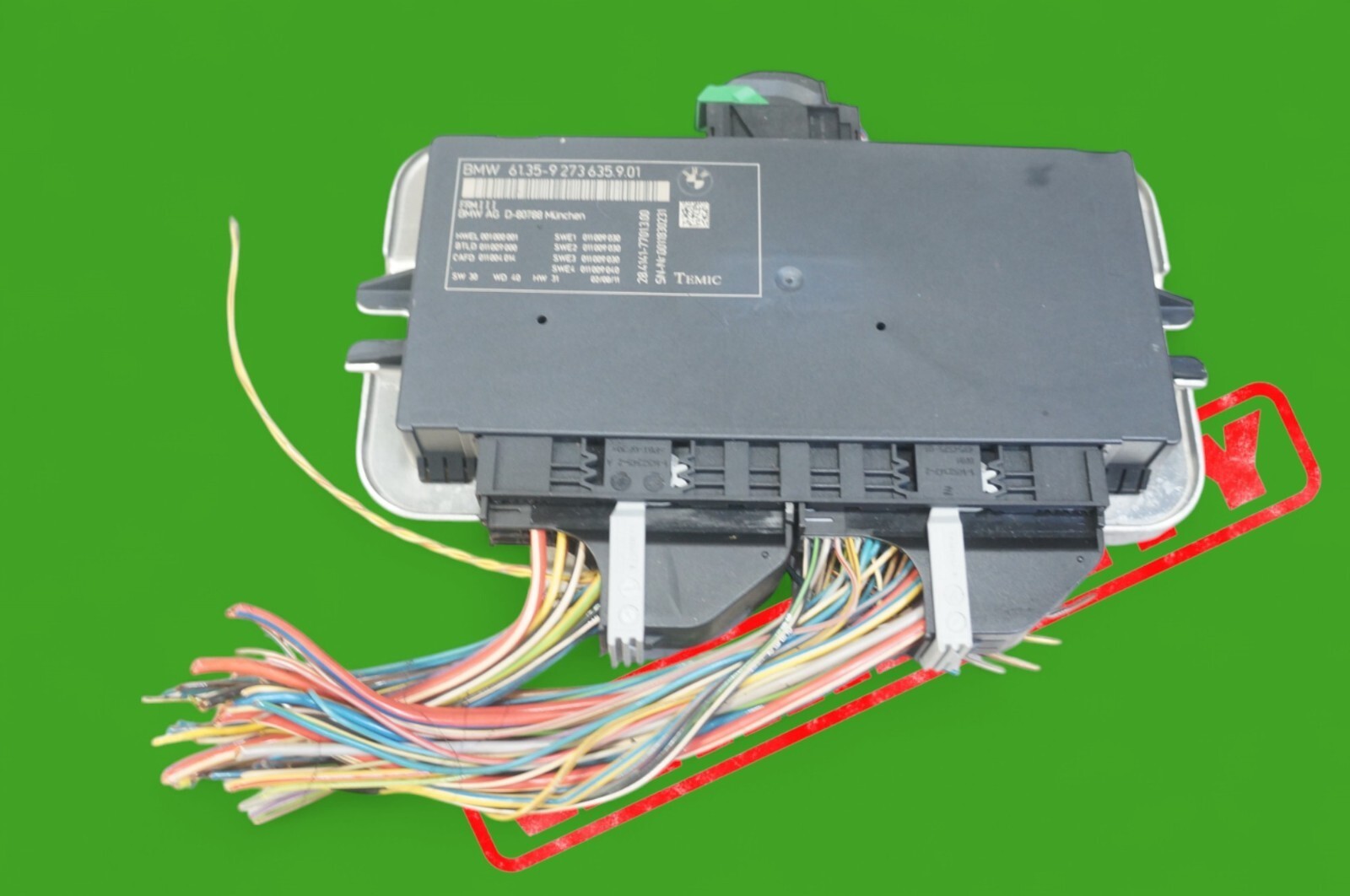 2011-2017 bmw x3 f25 headlight footweel unit module frm 3 iii module ...