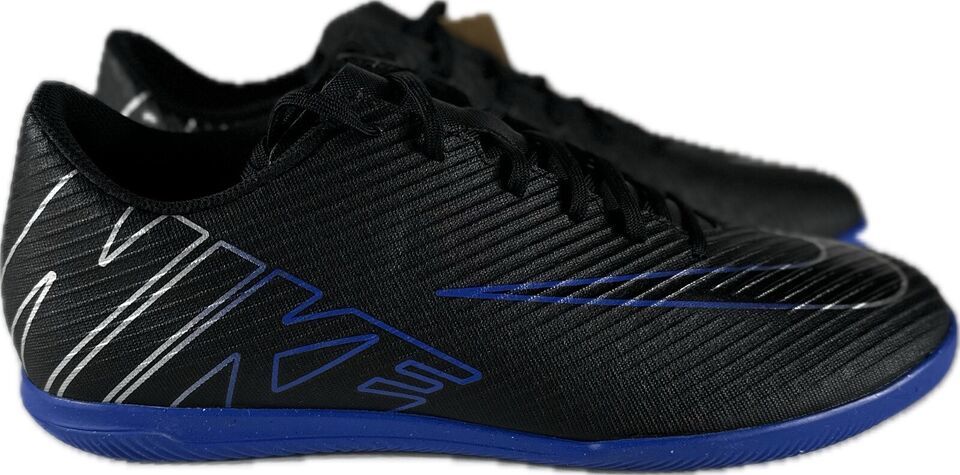 Nike Men's Mercurial Vapor 15 Club Indoor Soccer Shoes Black Blue ...