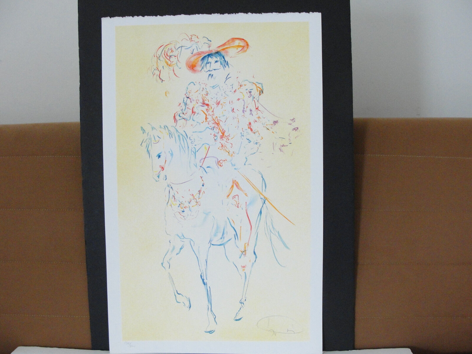 LASZLO DUS "The Cavalier"1976 Lithograph Limited Edition Art Print ...