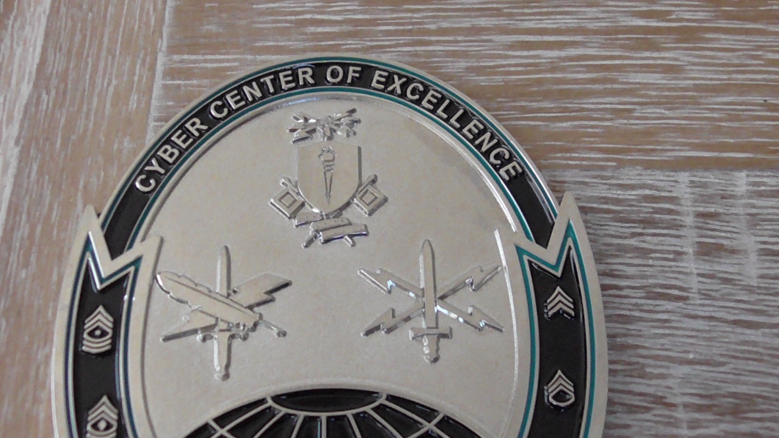 Huge US Army CCoE Cyber Center of Excellence NCO Academy Challenge Coin ...