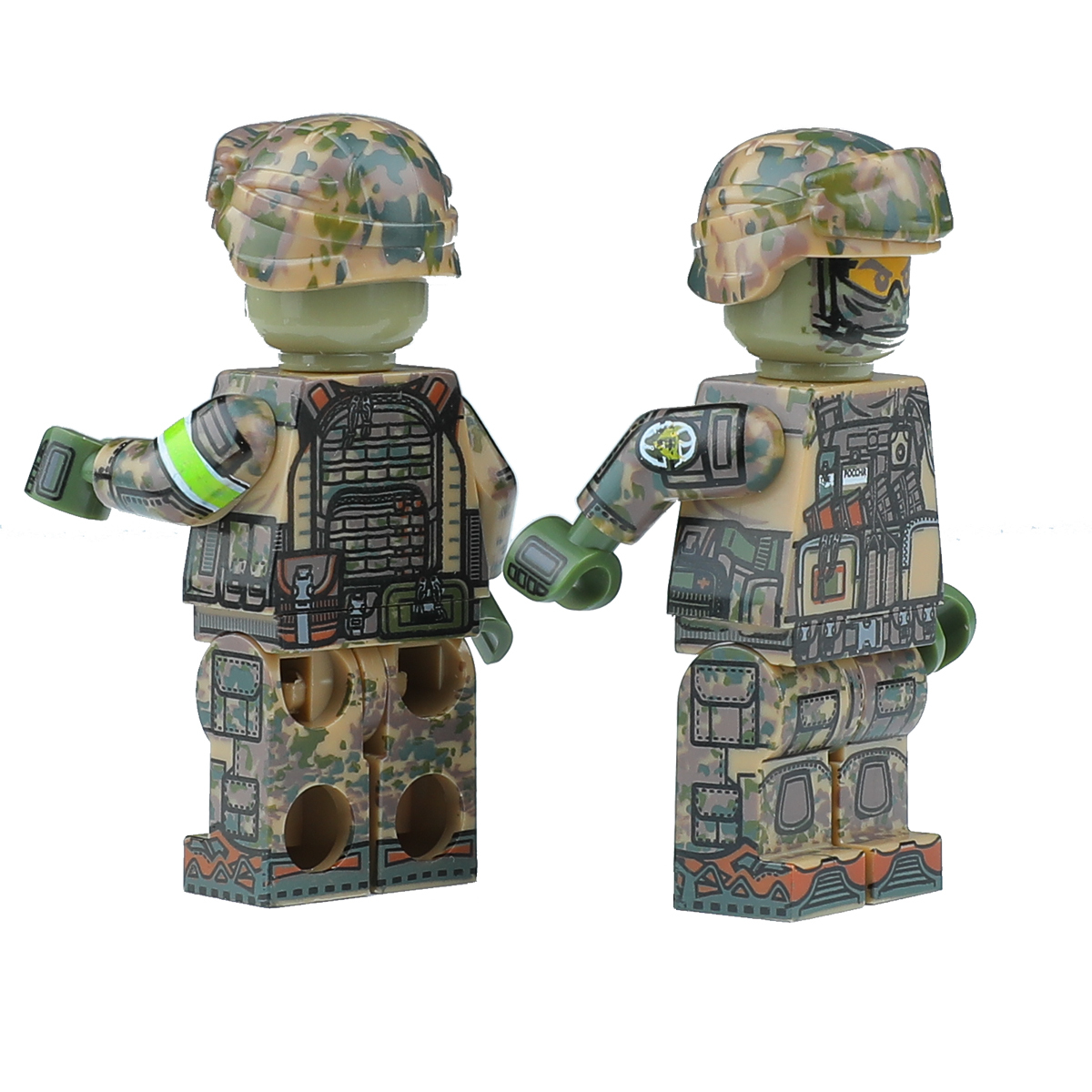 5pcs Military Russian Army SSO Special Operations Forces Minifigures ...