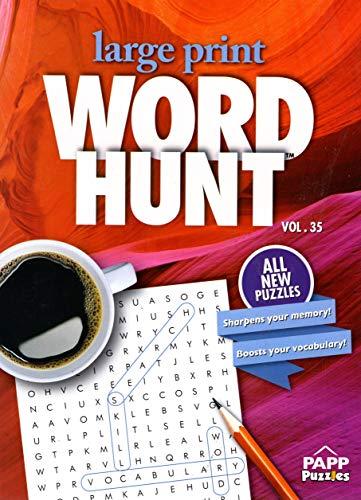 Large Print Word Hunt - All New Puzzles - Sharpen Your Memory, Boost ...
