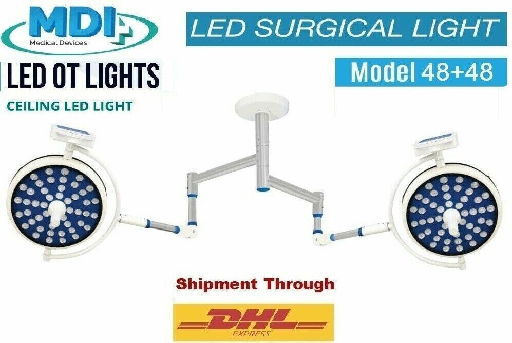 Hospital Medical Examination OT Light Operating Surgical LightS DOUBLE ...