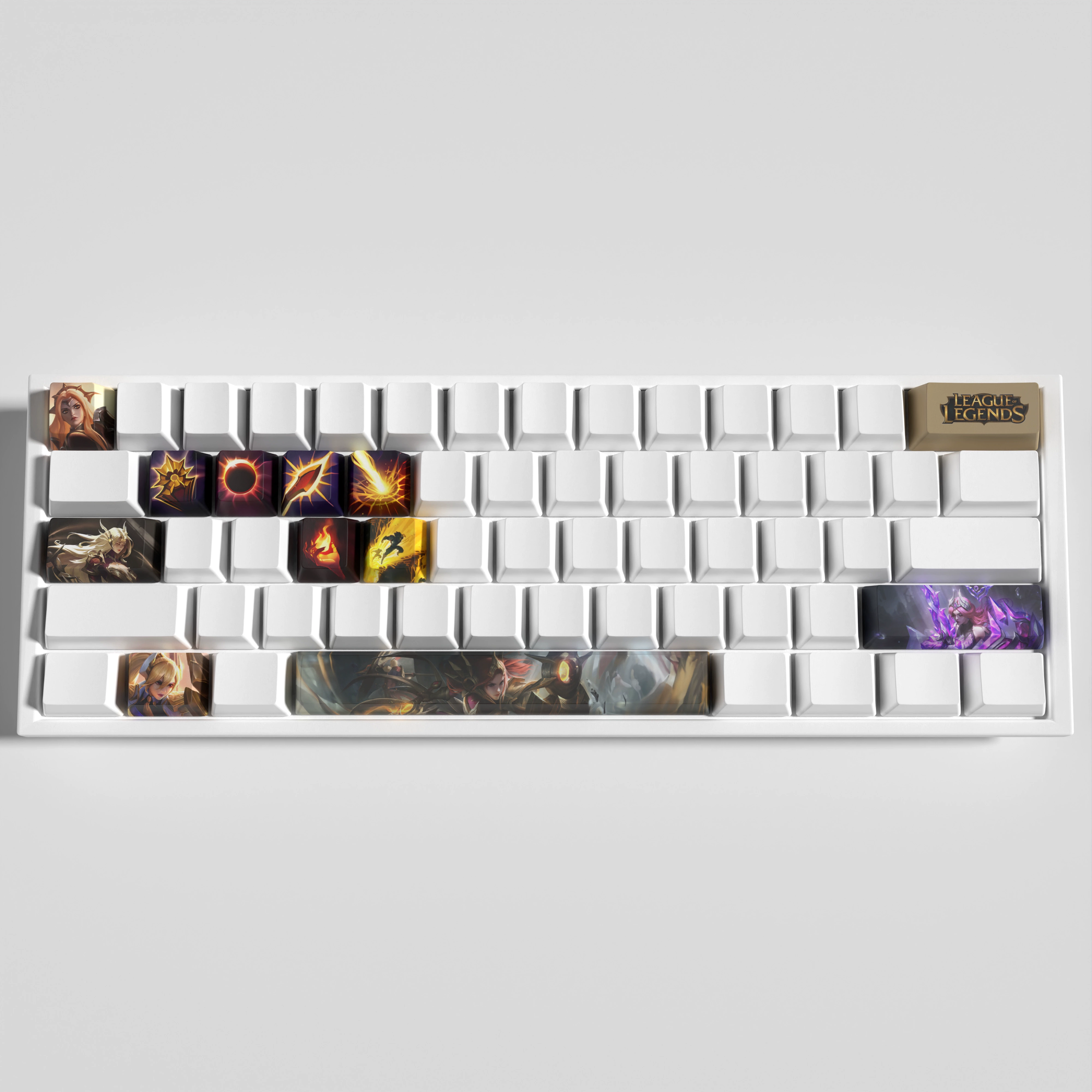 League of Legends Themed Keycaps Leona PBT heat-sublimation keycaps 12 ...
