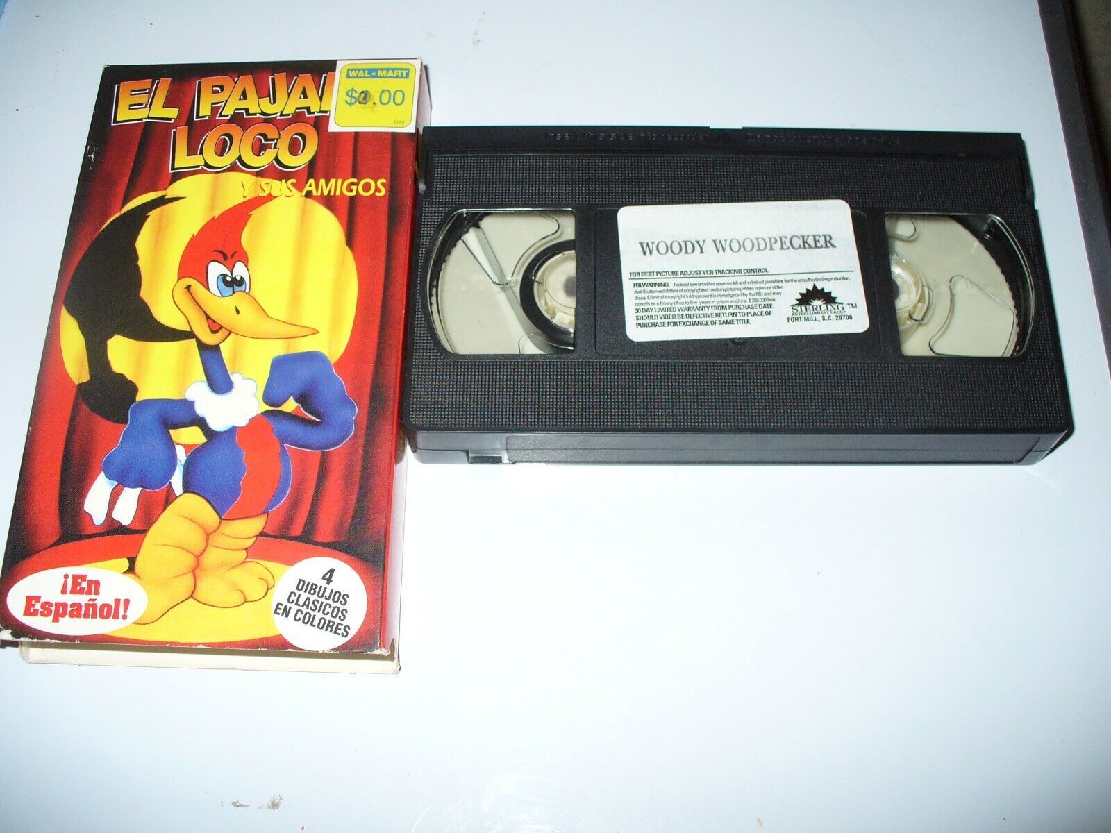 Woody Woodpecker El Pajaro Loco VHS Tape En and 33 similar items
