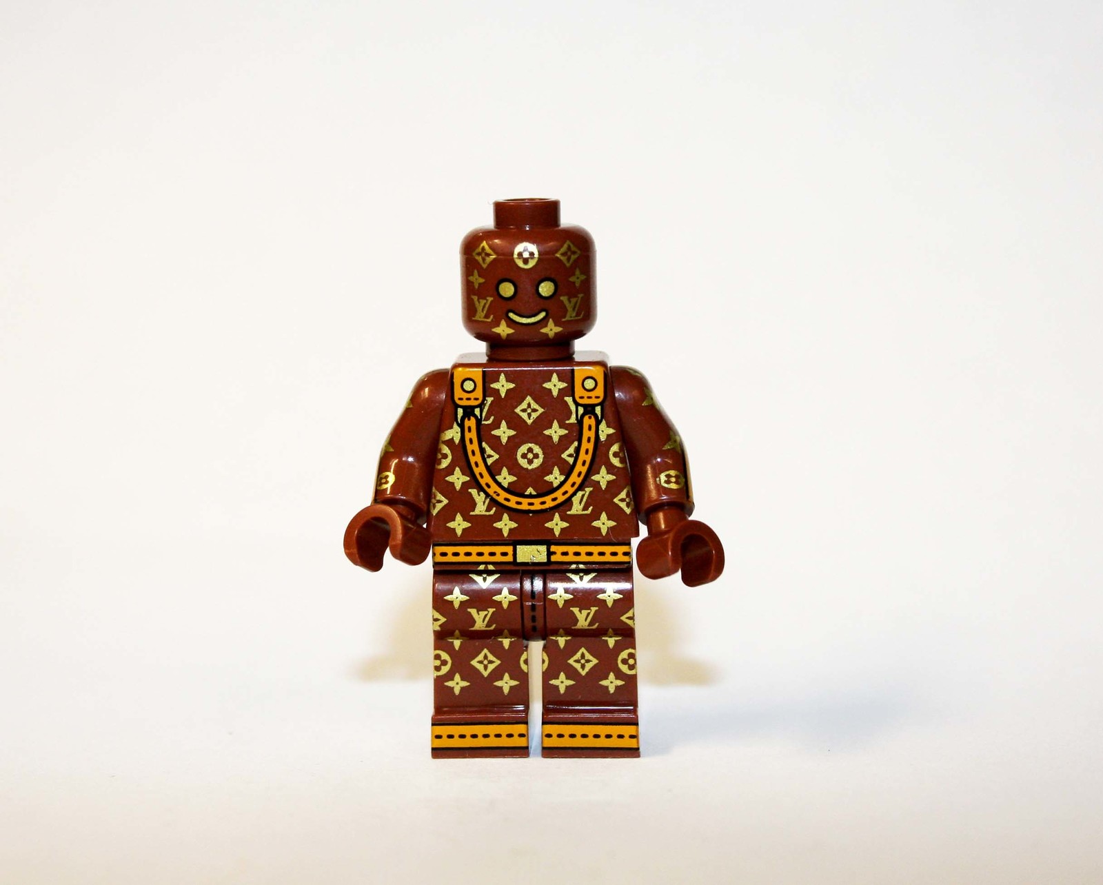 PLTOYS Black Man with gold tattoos Minifigure Custom US Toy - LEGO (R ...