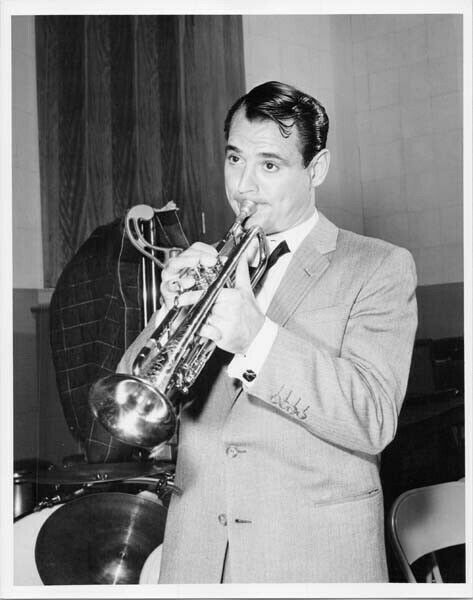 Anthony Ray 1950's original 7x9 inch TV photo playing his trumpet ...
