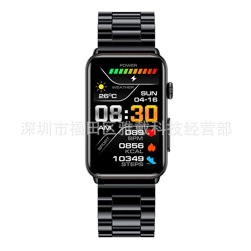 Et620 Smart Watch Heart Rate Body Temperature Ecg Ecg Monitoring Bluetooth Call - Smart Watches