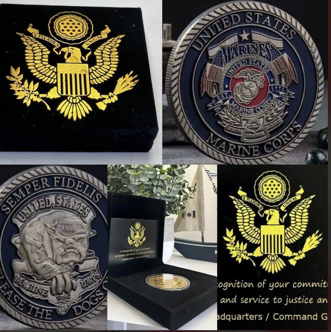Marine Corps Challenge Coin USMC Semper Fi USA - Current Militaria ...