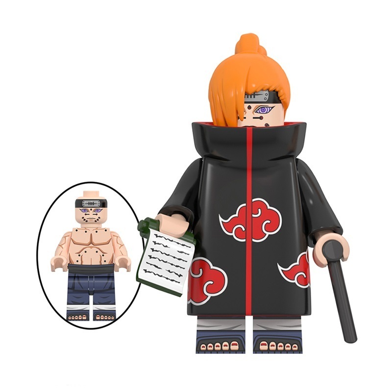 8pcs Naruto Series The Six Paths of Pain and Danzo Hanzo Mifune ...