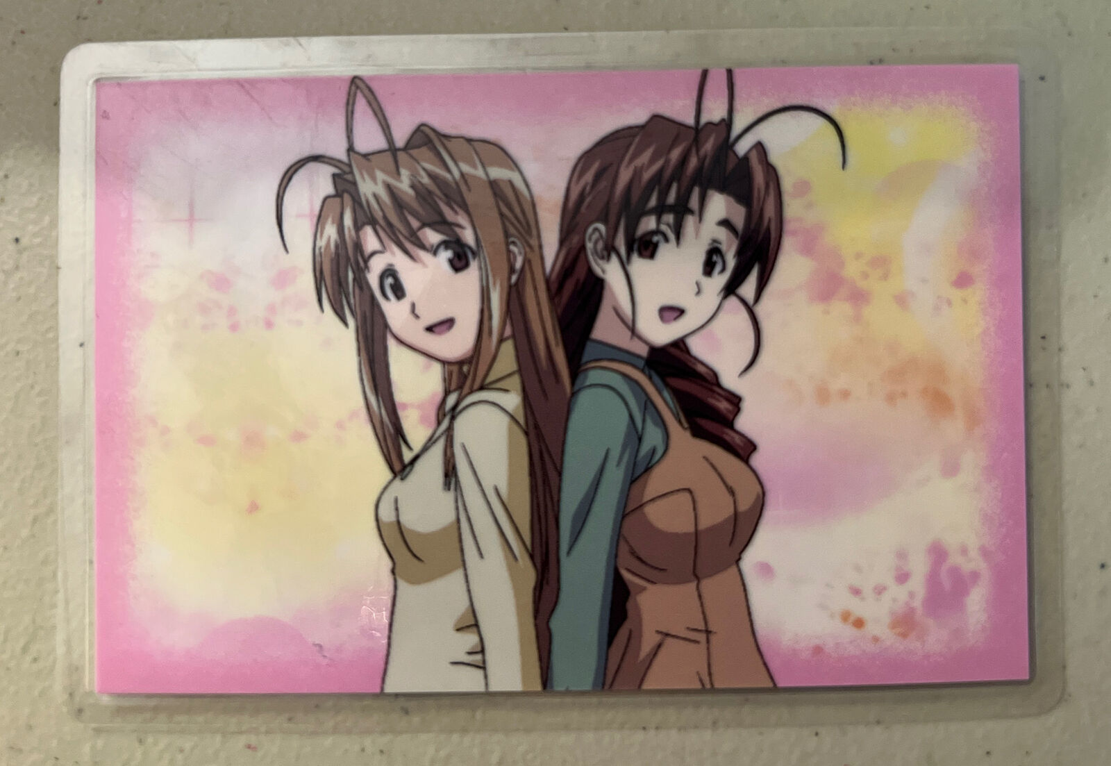 Vintage Official Love Hina Laminated Trading Card Made in Japan ...