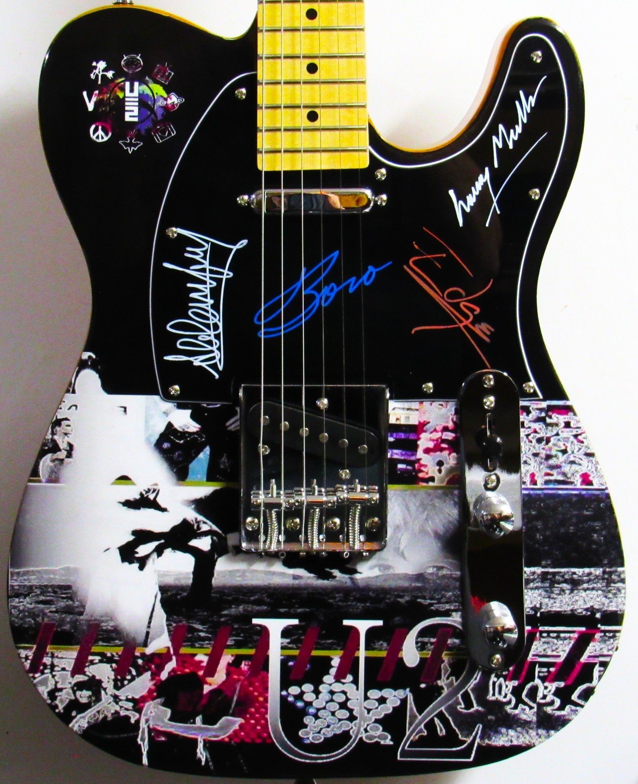U2 Autographed Guitar - Music