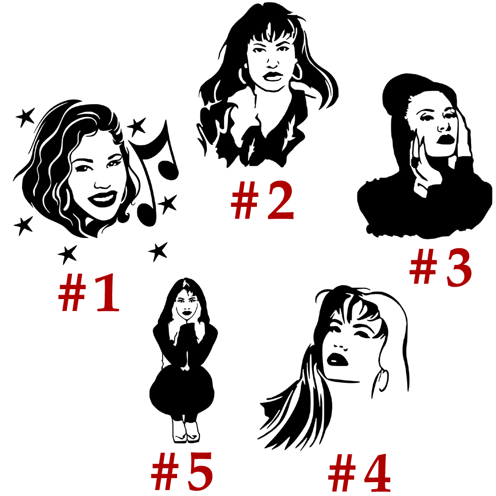 Selena Vinyl Decal Sticker Car Window Art Music Fashion American Singer ...