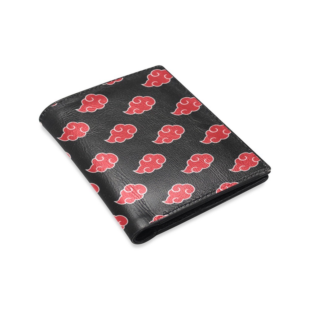 Akatsuki Cloud Naruto Bifold Leather Wallet - Wallets