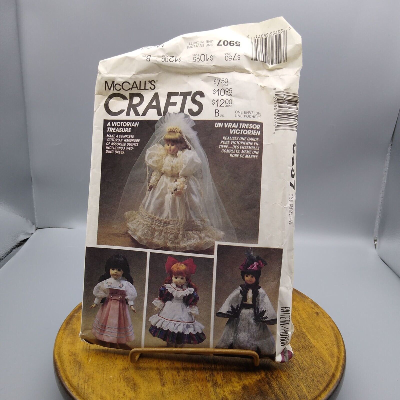 Vintage Craft Sewing PATTERN McCalls 5907, Victorian Treasure Doll ...