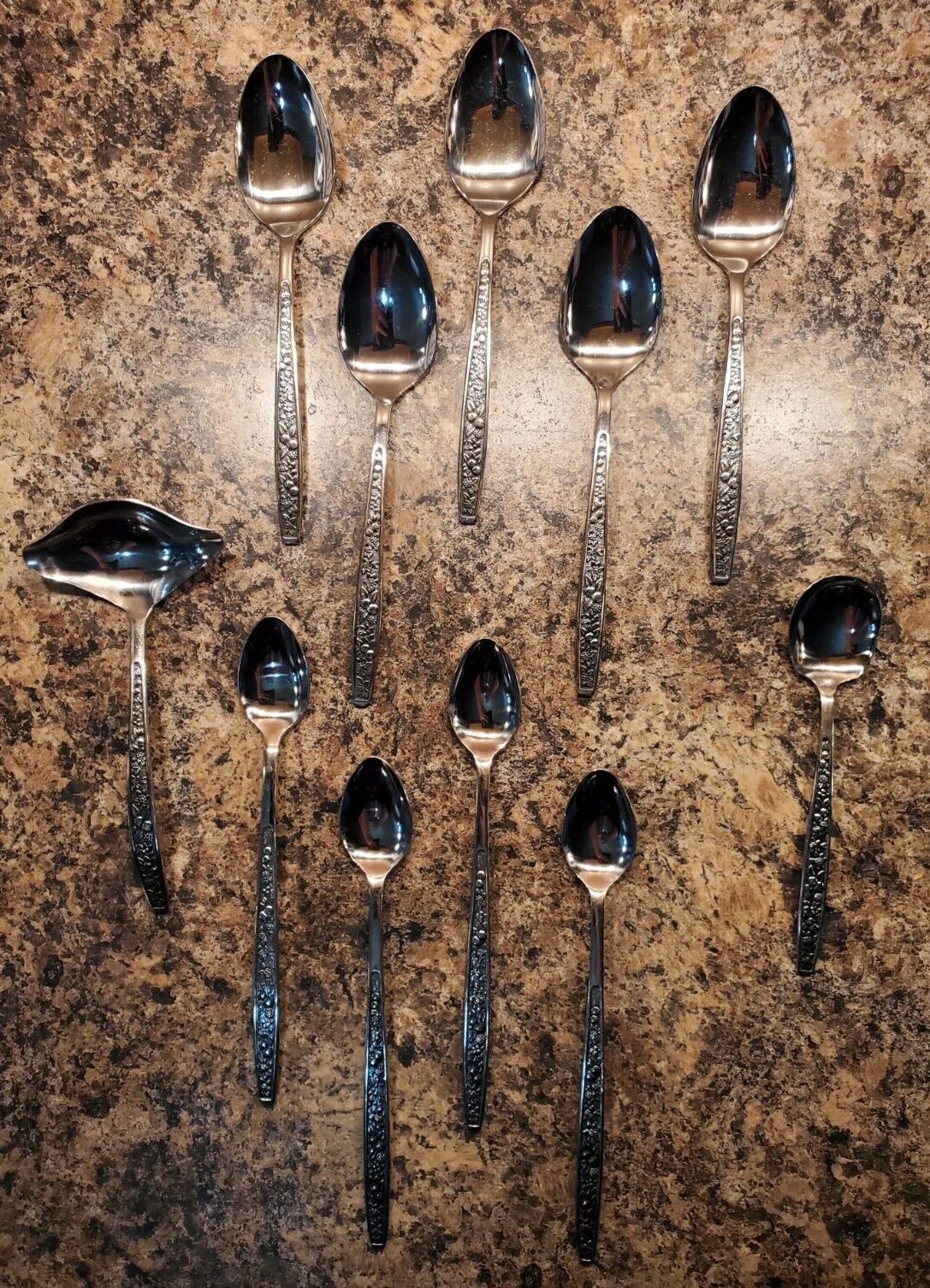 Pageant Harvest Silverware Serving Set Flatware 11 Piece Set - Other ...