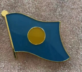 12 Pack of Belau Palau National Wavy Lapel Pin - Other Home Décor