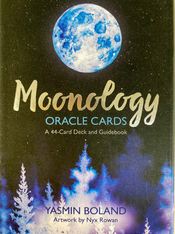 MOONOLOGY Oracle Cards 44 Card Deck Guidebook Yasmin Boland art by Nyx ...